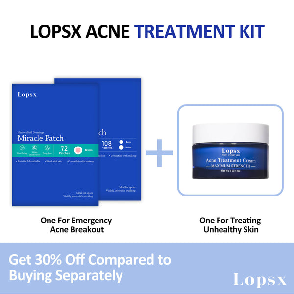 Acne Treatment New Year Kit(Acne Treatment Cream+Acne Pimple Patches+ ...